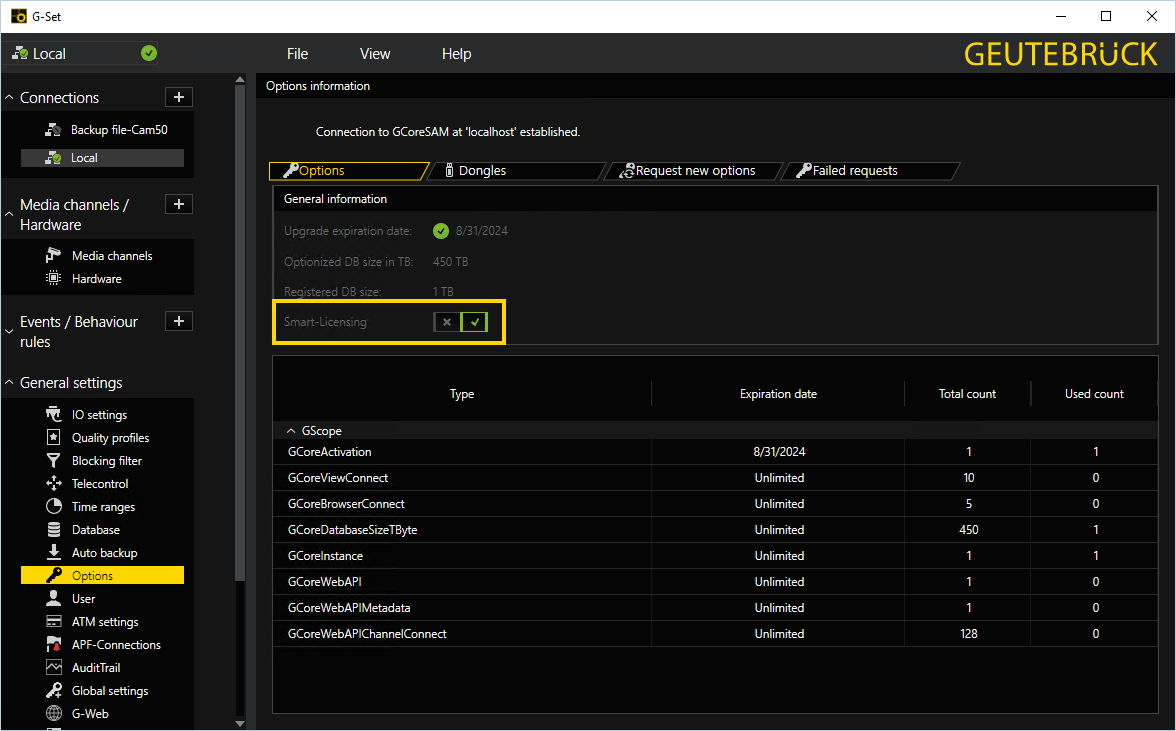 Smart Licensing aktivieren