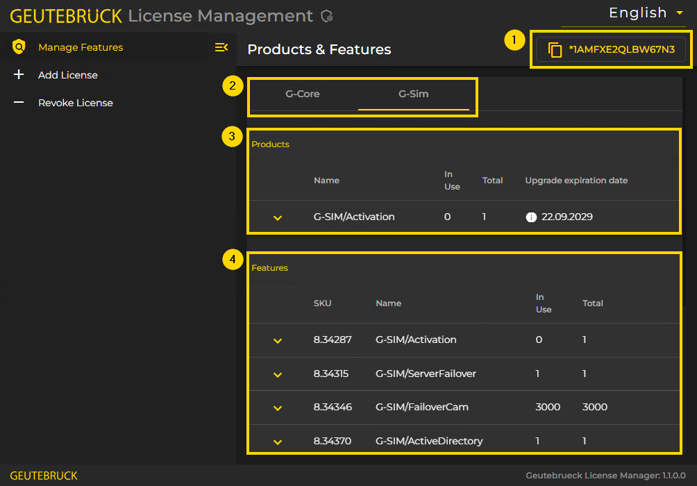 Manage Features